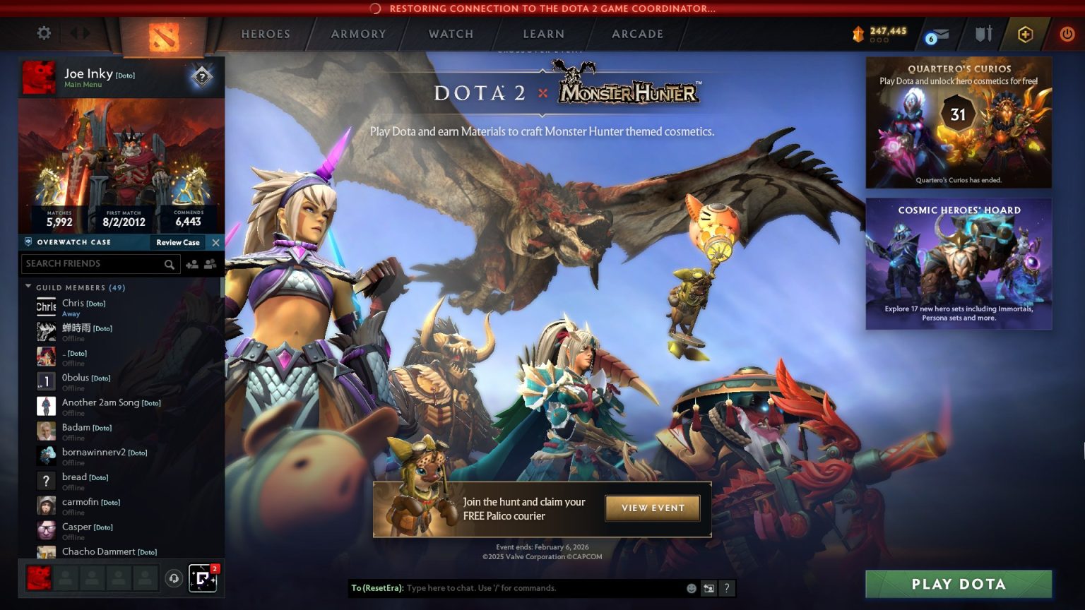 Crossover Dota 2 x Monster Hunter ra trước GTA 6 — game thủ “khóc thét ...